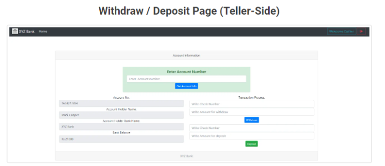 Free Online Bank Management System Script in PHP - Codi