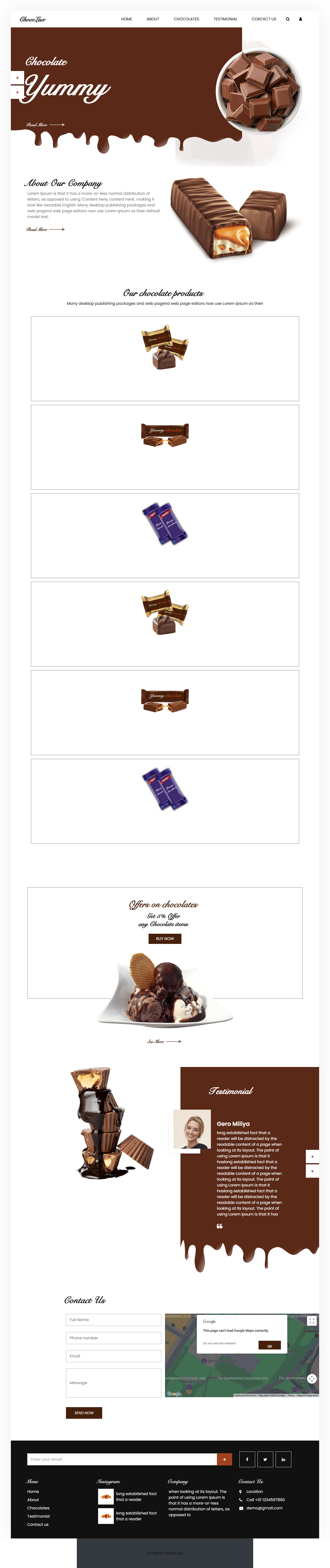 ChocoLux – Premium Chocolate Shop HTML Template - Codi
